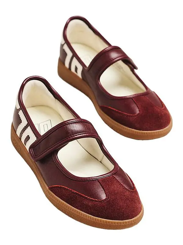 BACK 70 Aya Mary Jane Sneakers - Wine Milk