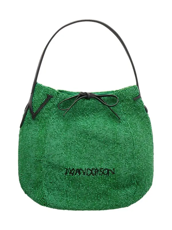 JW Anderson Bead Embellished Tote - Emerald