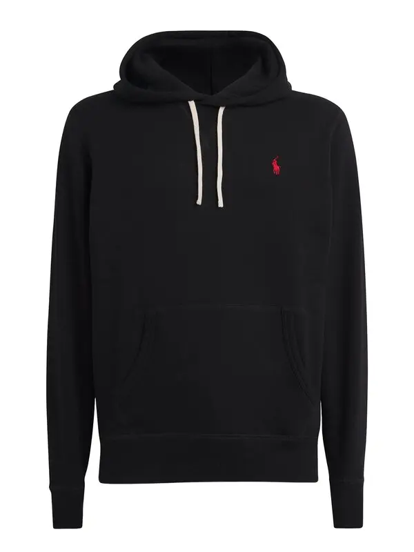 Polo Ralph Lauren Double-knit Logo Hoodie - Black