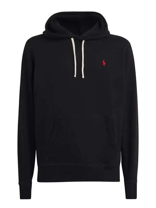 Polo Ralph Lauren Double-knit Logo Hoodie - Black
