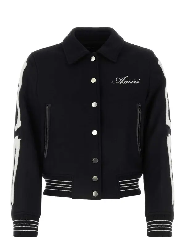 Amiri Lapel Casual Jacket - Black