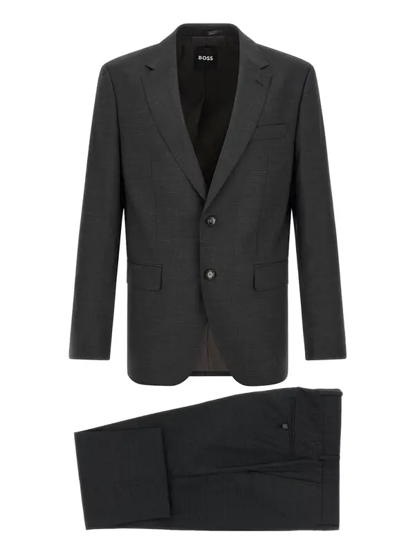 Hugo Boss Long-sleeve Suit Set - Grey