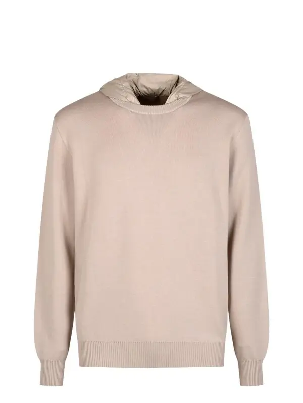 Herno Hooded Pullover - Nude