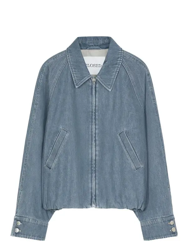 Closed Cotton Denim Jacket - Medium Gray