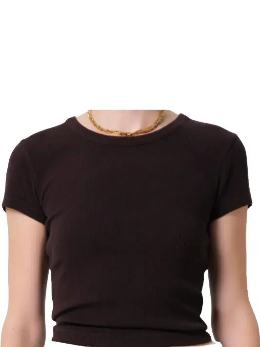 Citizens Of Humanity Ribbed Knit T-shirt - Choco