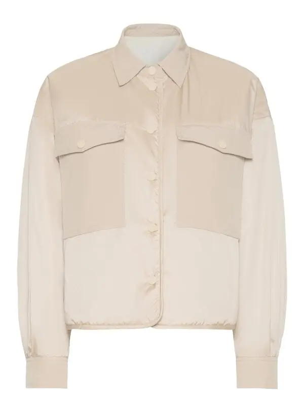 Max Mara Long Sleeved Reversible Jacket - Sand-colored