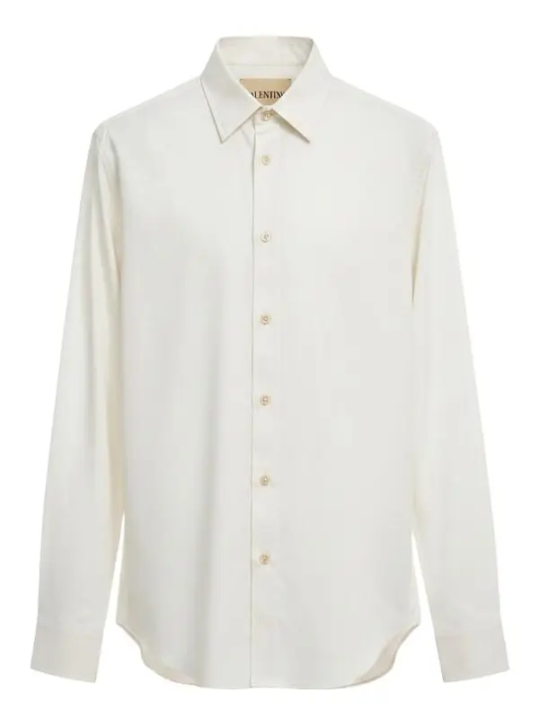 Valentino Garavani Long-sleeve Button-up Shirt - White
