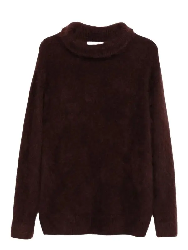 Dorothee Schumacher High Neck Long Sleeve Sweater - Brown