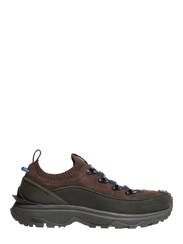 Moncler Trailgrip Lite3 Suede Sneakers - Black
