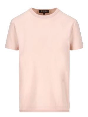 Loro Piana Short Sleeve Crewneck T-shirt - Pink