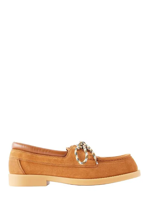 Bottega Veneta Fregat Suede Loafers - Brown