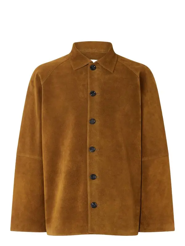 Studio Nicholson Bowe Suede Jacket - Brown
