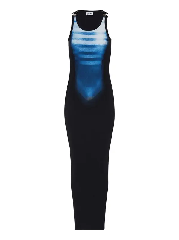 JEAN PAUL GAULTIER Sleeveless Maxi Dress - Black