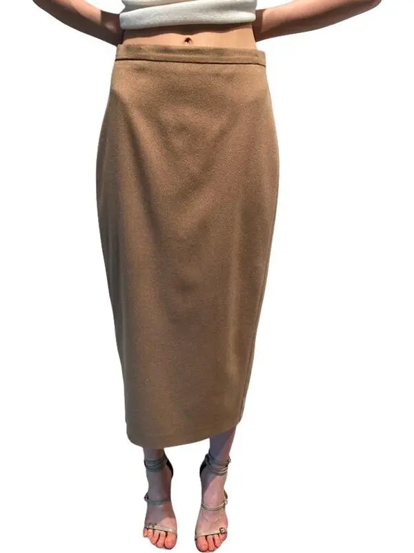 Max Mara Midi Skirt - Cammello