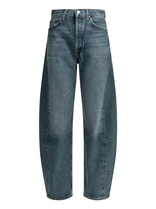 AGOLDE High-waisted Wide-leg Jeans - Blue