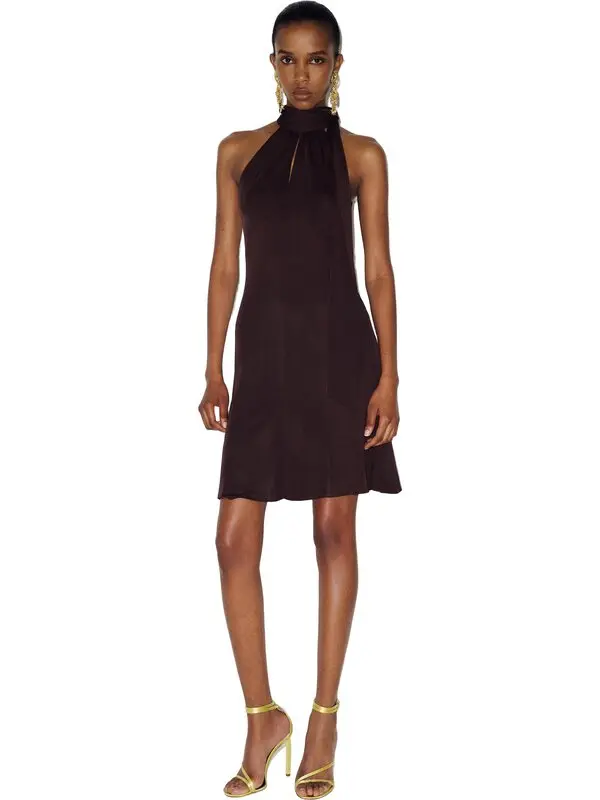 REFORMATION Vintage Gucci Tom Ford Knit Dress - Brown