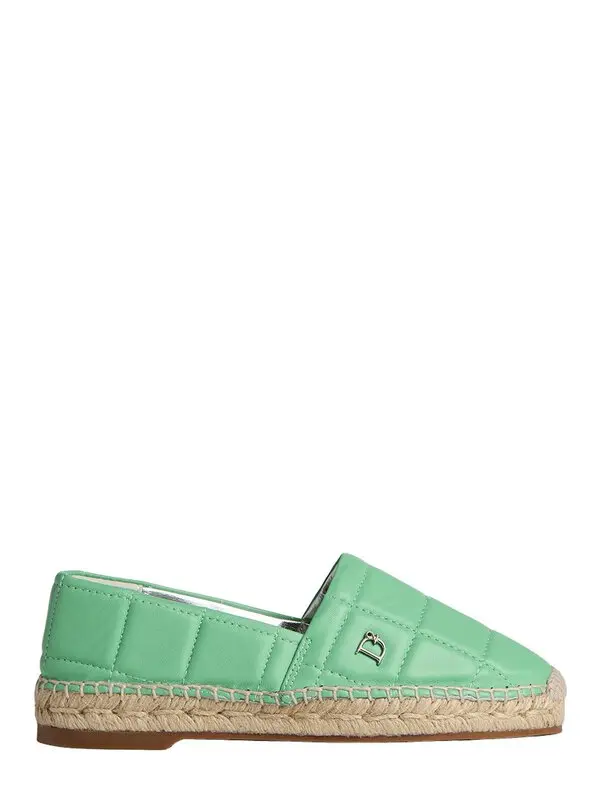 Dsquared2 Quilted Nappa Espadrilles - Green
