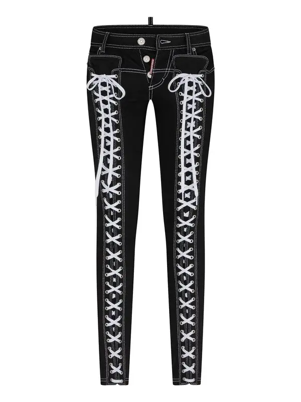 Dsquared2 Bondage Jennifer Jeans - Black