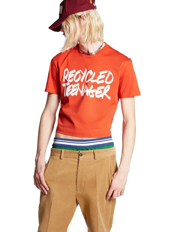 Dsquared2 Super Negative Dyed Cool T-shirt - Orange