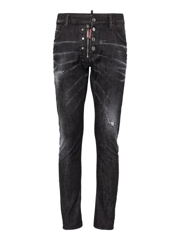 Dsquared2 Easy Wash Sexy Twist Jeans - Black