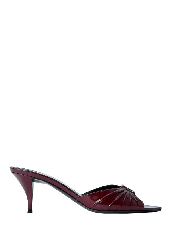 Saint Laurent Babylone" Heeled Mules - Multicolor