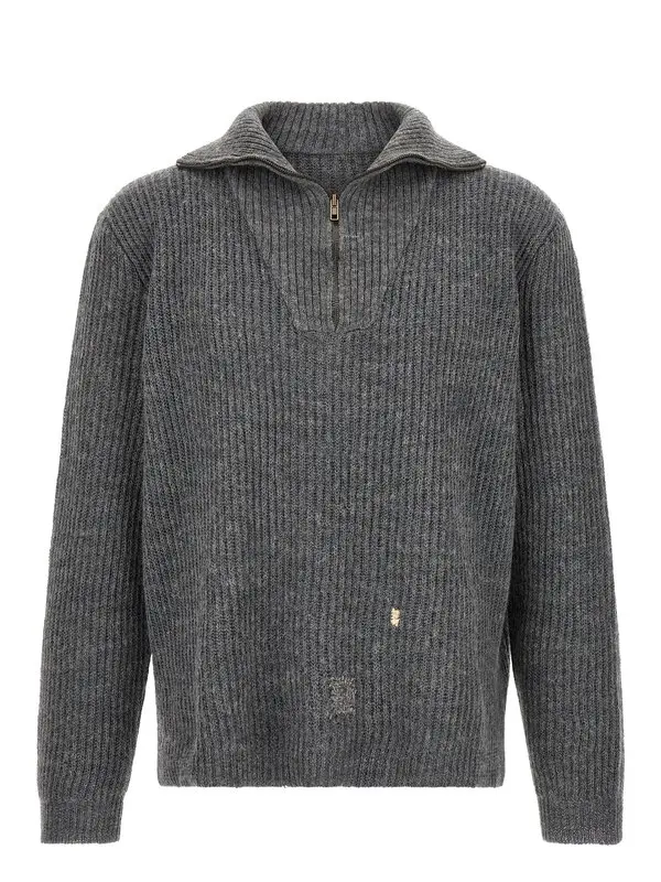 MAISON MARGIELA Mending Sweater - Gray