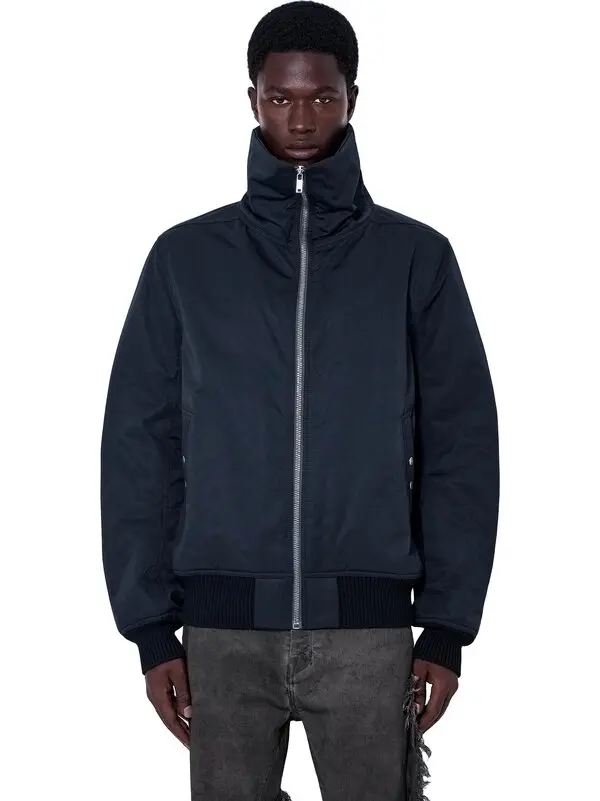 Rick Owens Tower Dracuflight Bomber Jacket - Blue
