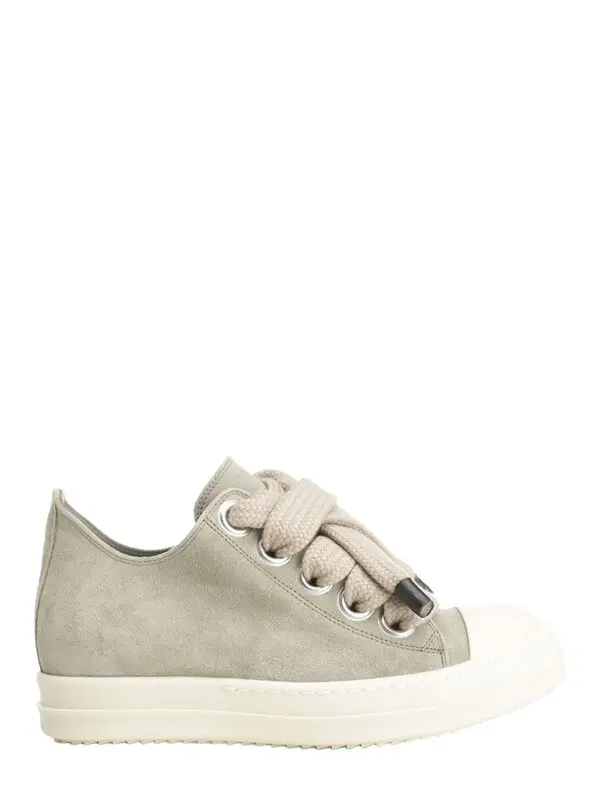 Rick Owens Jumbolace Suede Sneakers - Gray