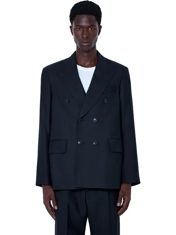 Our Legacy Unconstructed Db Blazer - Black