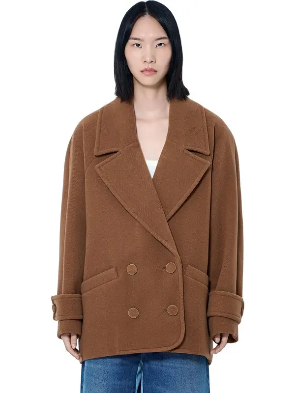 Chloé Double-breasted Short Coat - Multicolor