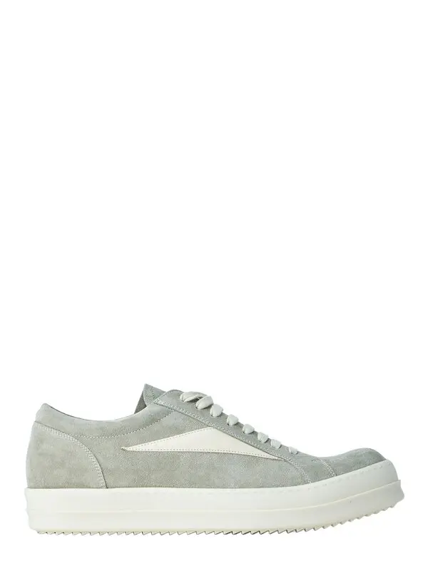 Rick Owens Low Top Suede Sneakers - Gray