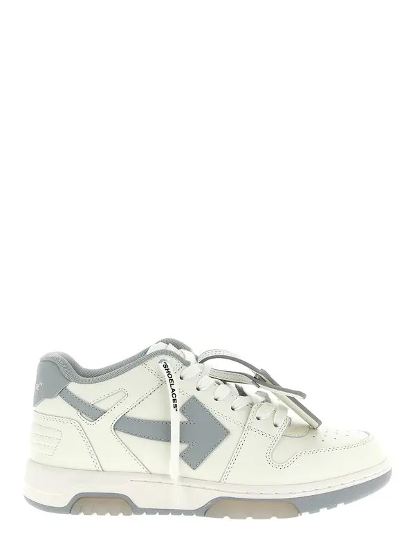 Off-White Out Of Office" Leather Sneakers - Gray