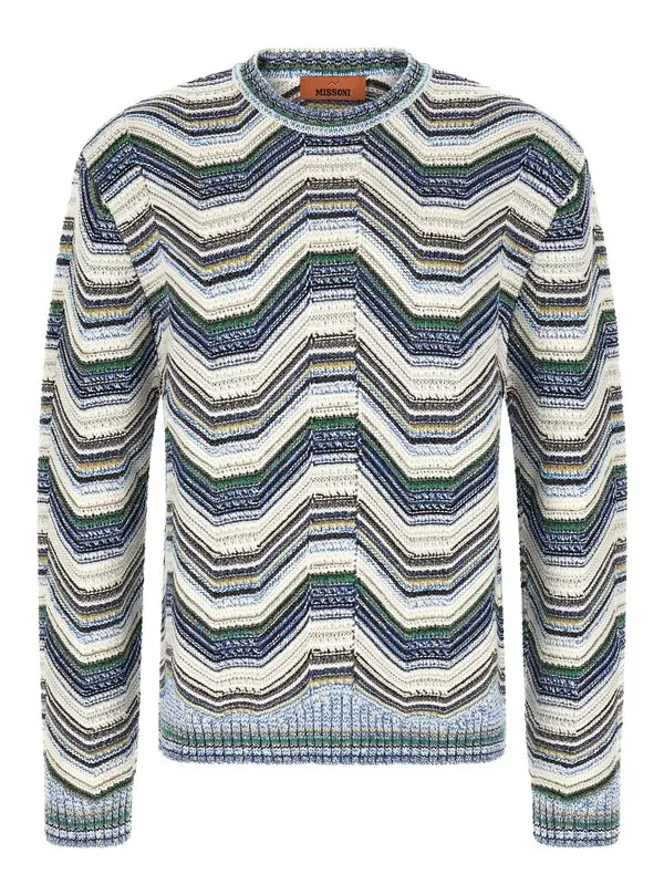 Missoni Geometric Zig Zag Sweater - Multicolor