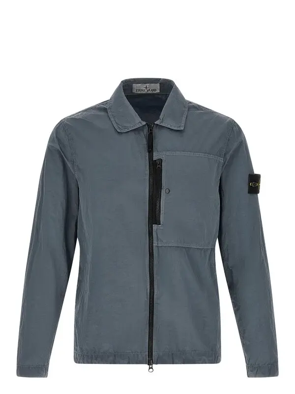 Stone Island 120004' Overshirt - Gray