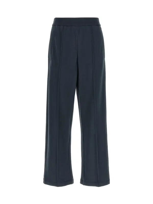 Brunello Cucinelli Joggers With Frontal Stitching Detail - Blue