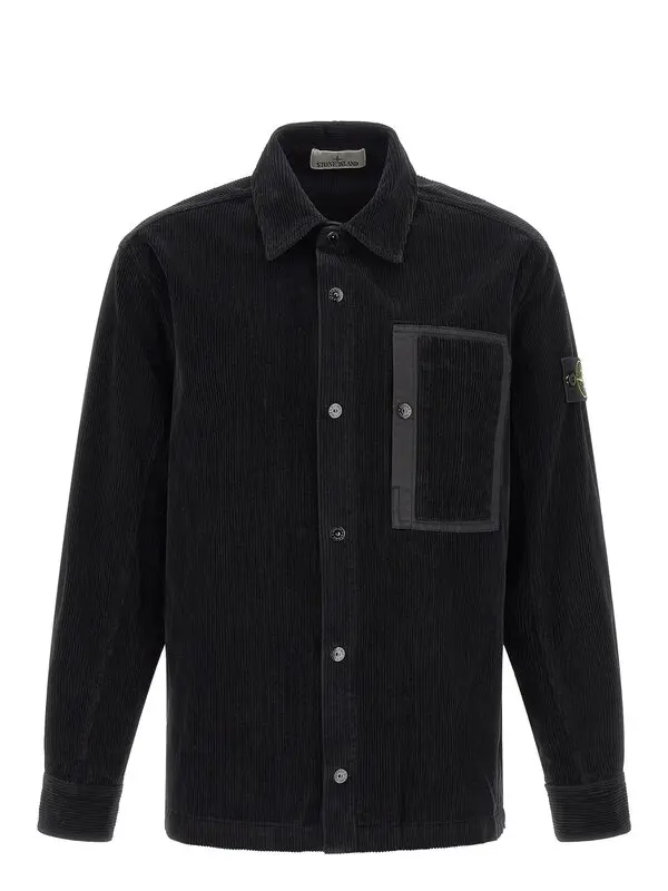 Stone Island 1200016' Overshirt - Black