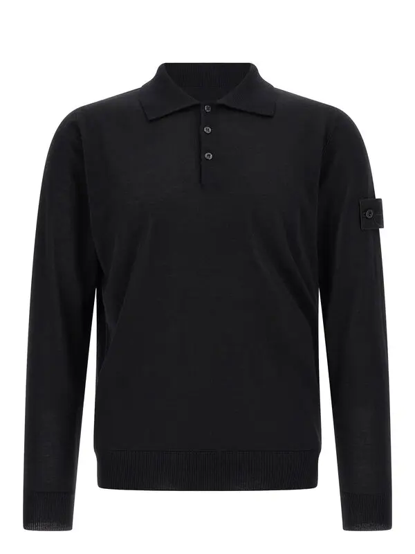 Stone Island 5100076' Polo Shirt - Black