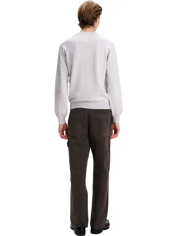A.p.c. Pascal Raglan-sleeve Sweater - Grey
