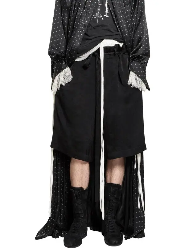 ANN DEMEULEMEESTER Pedro Lounge Shorts - Black