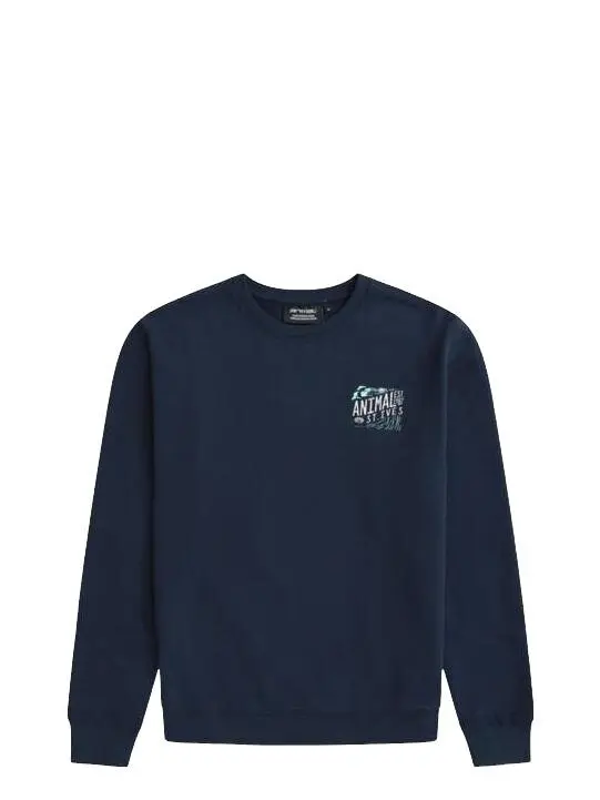 ANIMAL St Ives Crewneck Sweatshirt - Navy