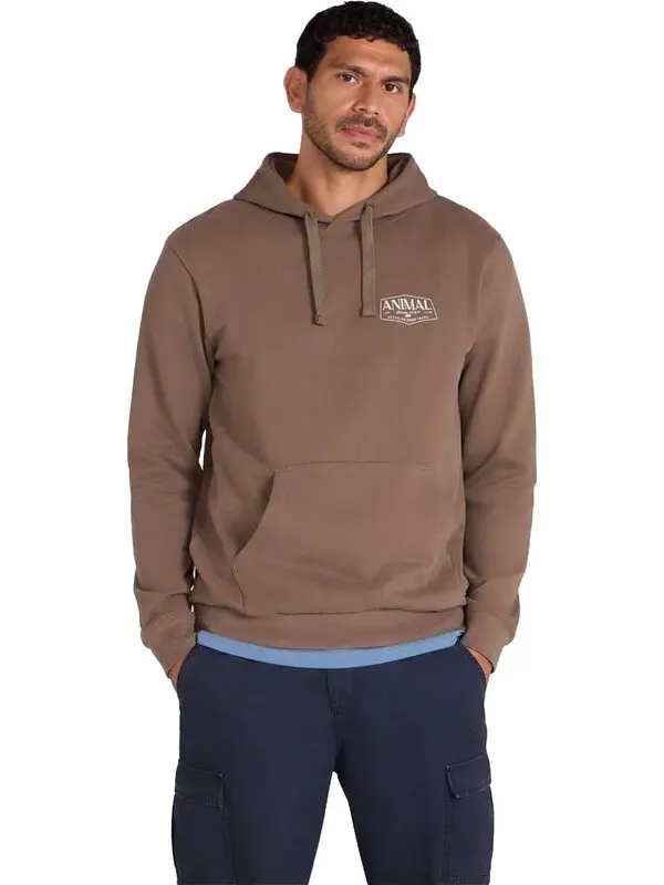 ANIMAL River Logo Hoodie - Brown