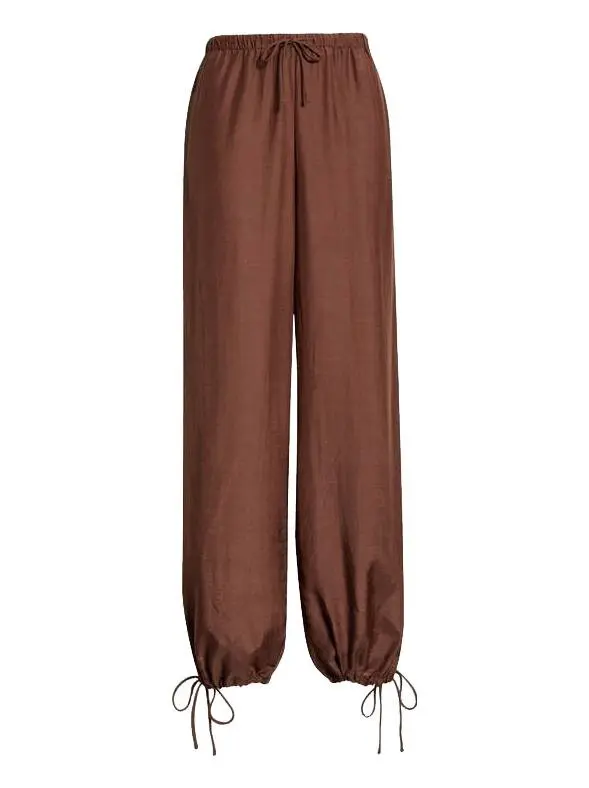 NOBODY'S CHILD Violet Cuffed Pants - Brown