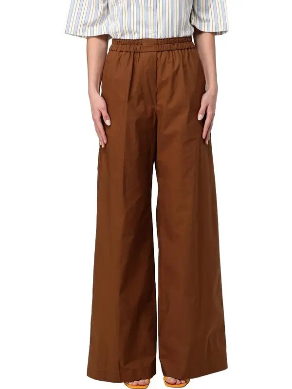 FORTE_FORTE Wide Leg Trousers - Brown