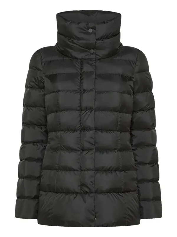 Peuterey High Neck Quilted Down Jacket - Black