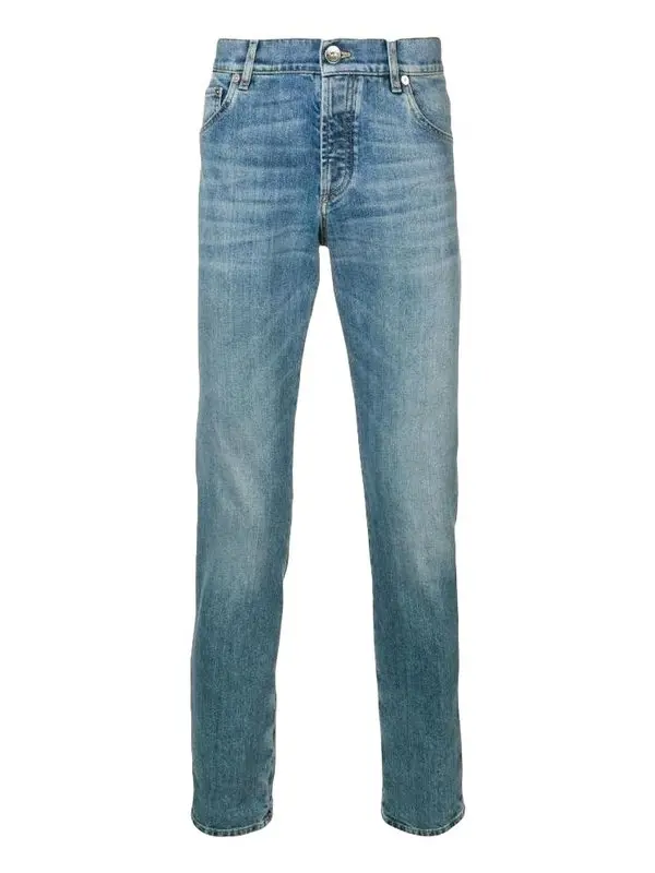 Brunello Cucinelli Straight Leg Jeans - Blue