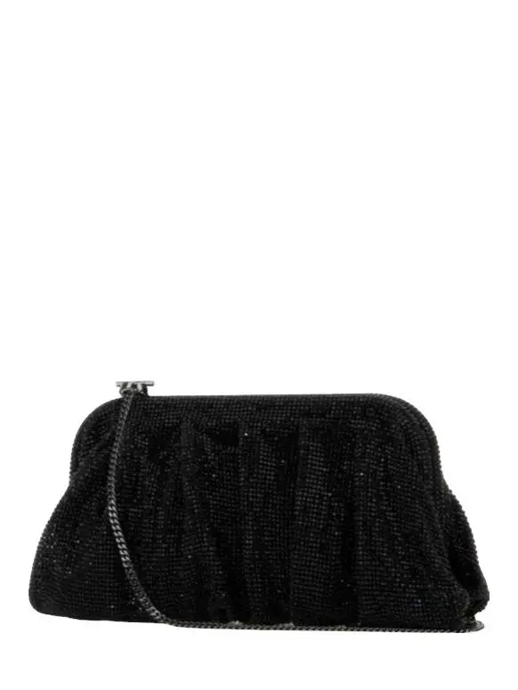 Benedetta Bruzziches Venus Mesh Clutch Bag - Black