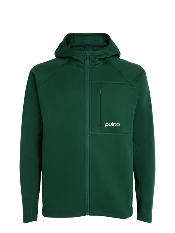 PULCO STUDIOS Full Zip Training Hoodie - Green