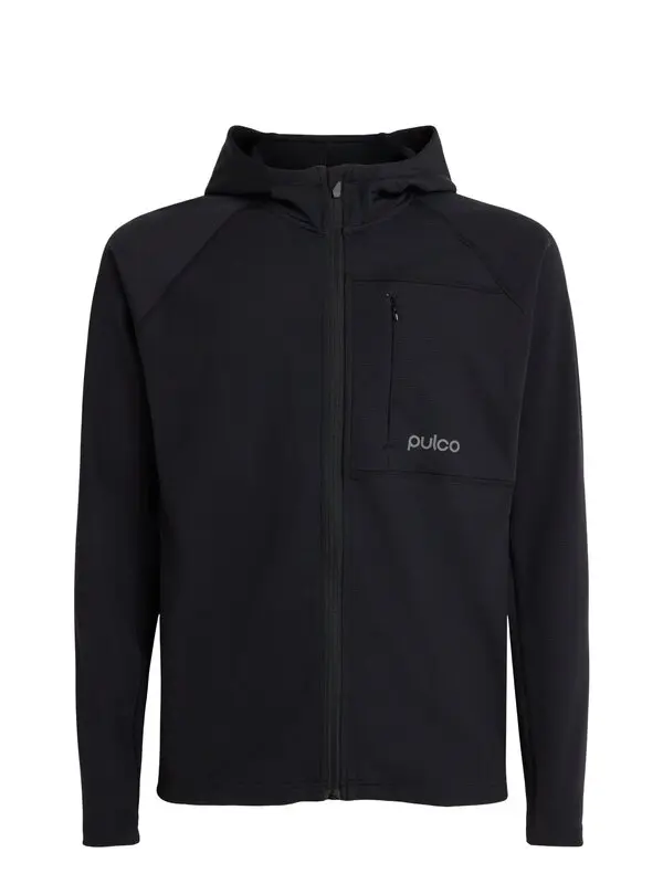 PULCO STUDIOS Full Zip Training Hoodie - Black