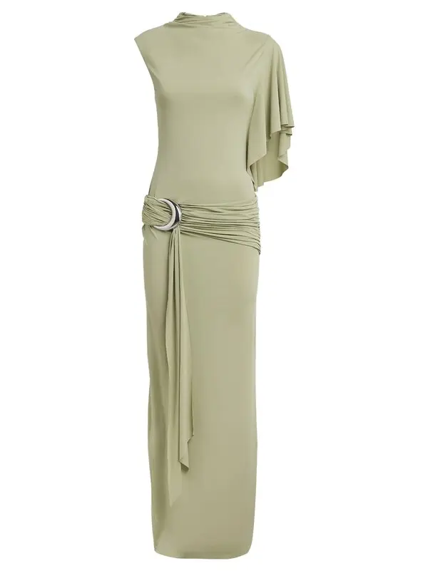 DE LA VALI Titan Maxi Dress - Green