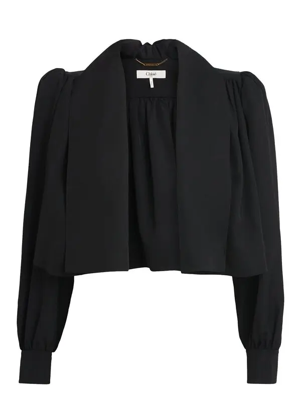 Chloé Cropped Jacket - Black